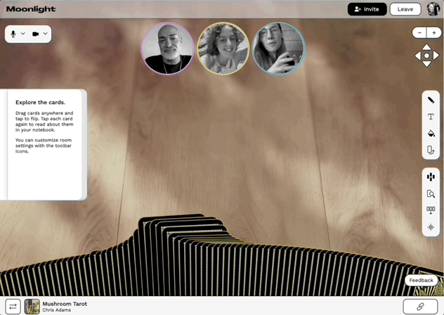 Moonlight - Interactive Online Tarot Platform