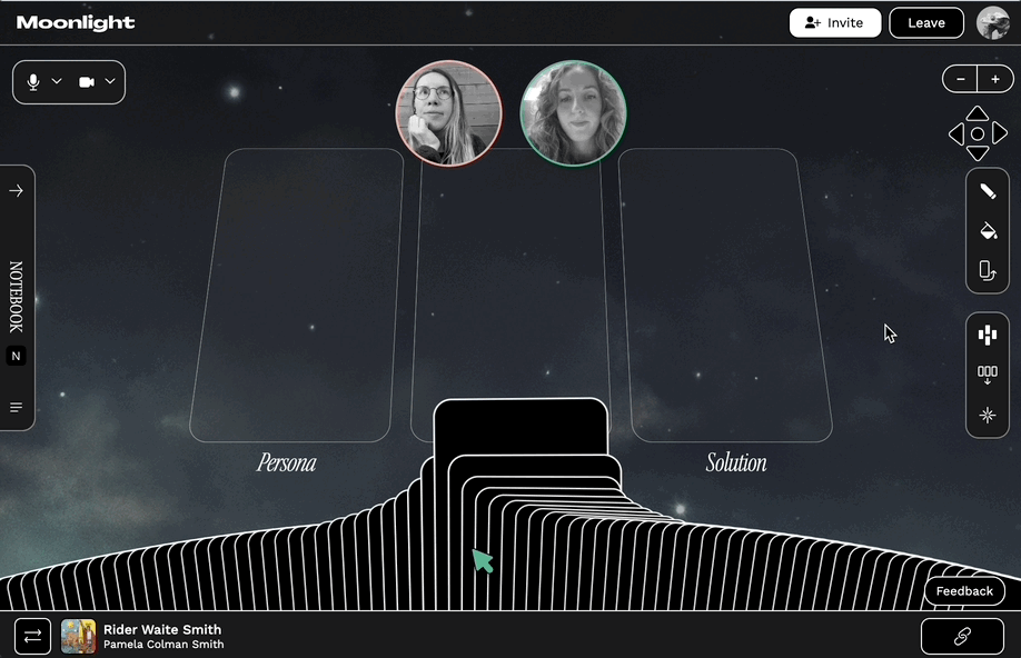 Moonlight - Interactive Online Tarot Platform